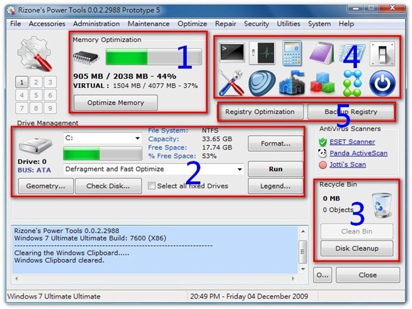 系統工具集《Rizone’s Power Tools》整合常用、系統調整、優化工具 | 就是教不落 - 給你最豐富的 3C 資訊、教學網站
