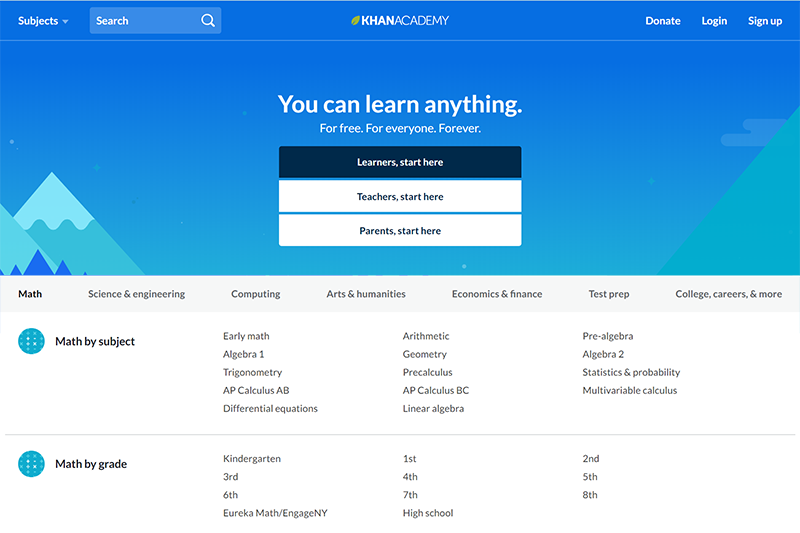 Khan Academy – 全球最大數位學習平台，豐富資源從小學到出社會都能免費學習 | 就是教不落 - 給你最豐富的 3C 資訊、教學網站