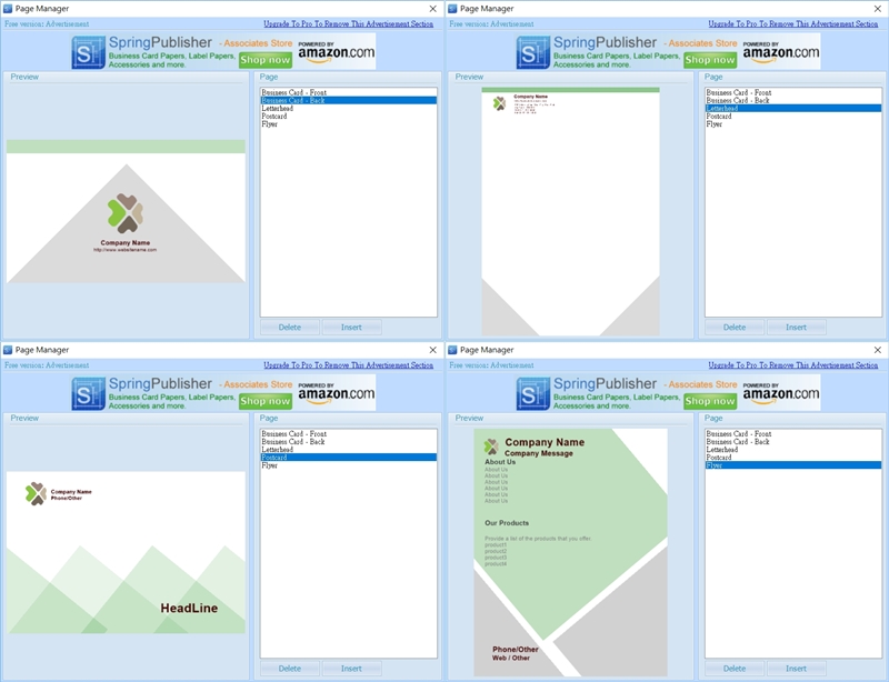 SpringPublisher - 好上手的名片設計軟體，支援中文字型，可置入 QR 碼及地圖 - 就是教不落