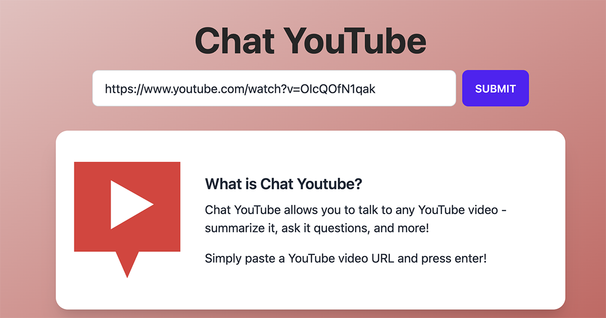 Chat YouTube – 讓 AI 幫你快速整理 YouTube 影片內容，你還能對內容直接提問 | 就是教不落 - 給你最豐富的 3C ...