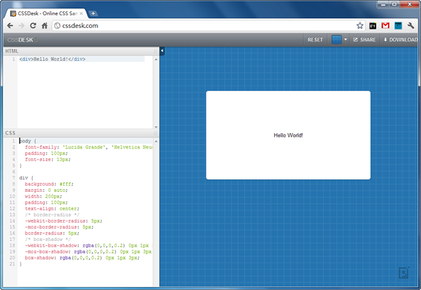 CSS線上編輯工具《CSSdesk》可編輯CSS並即時預覽 | 就是教不落 - 給你最豐富的 3C 資訊、教學網站