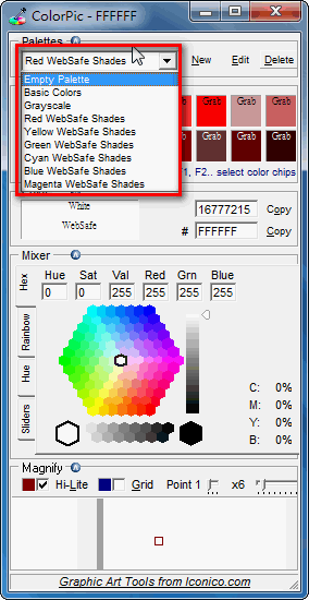 色彩工具《ColorPic》擷取顏色代碼、找顏色都好用 - 就是教不落