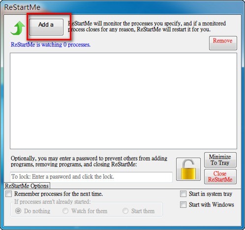 系統工具《ReStartMe》自動幫你重啟被關閉或當掉的軟體 | 就是教不落 - 給你最豐富的 3C 資訊、教學網站